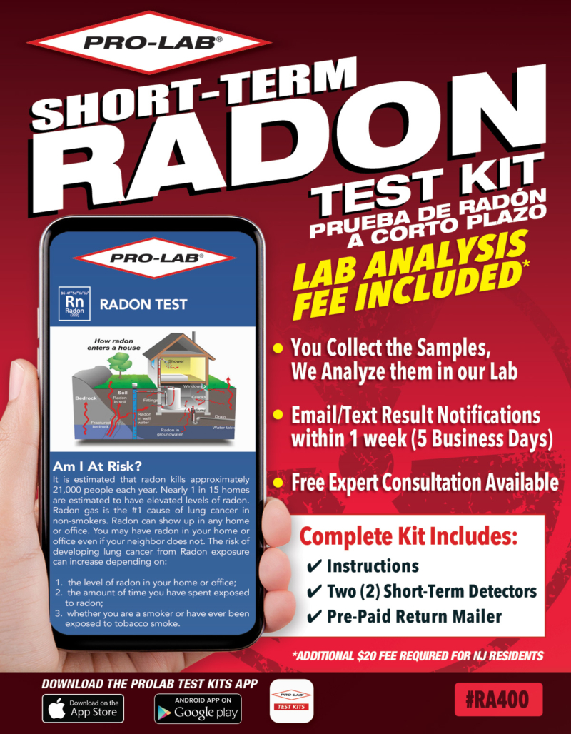 radon kits - PRO-LAB®